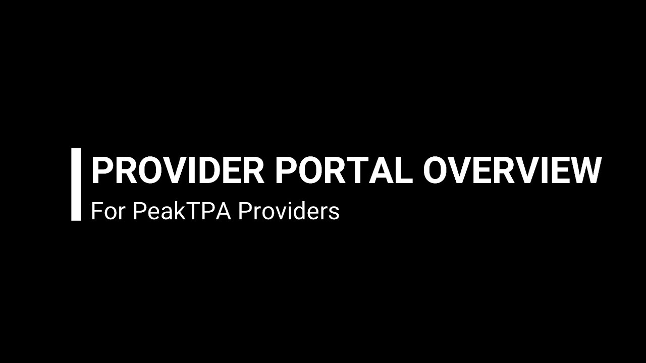 Smart Data Solutions Provider Provider Overview Youtube