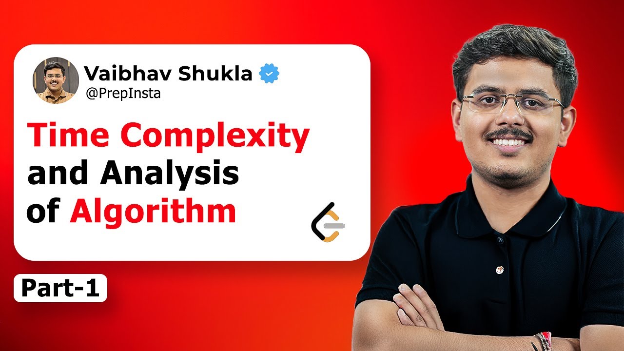 Time Complexity Analysis Of Algorithm Part 1 Youtube