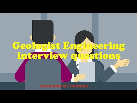 Geologist Engineering Interview Questions Youtube