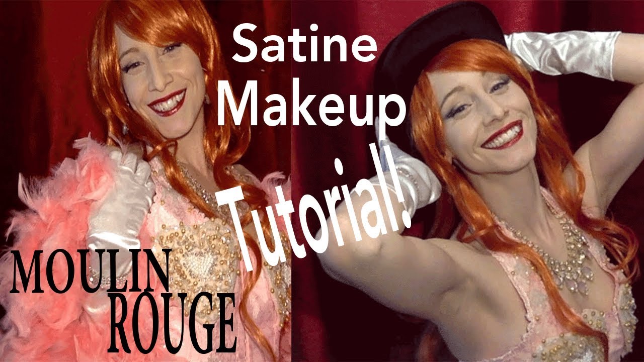 Satine Moulin Rouge Halloween Cosplay Makeup Tutorial Youtube