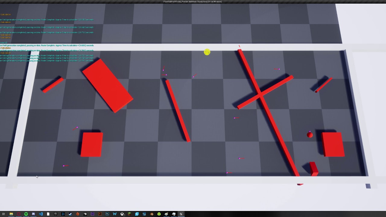 Ue4 Flowfield Pathfinding 13 Update Read Description Youtube