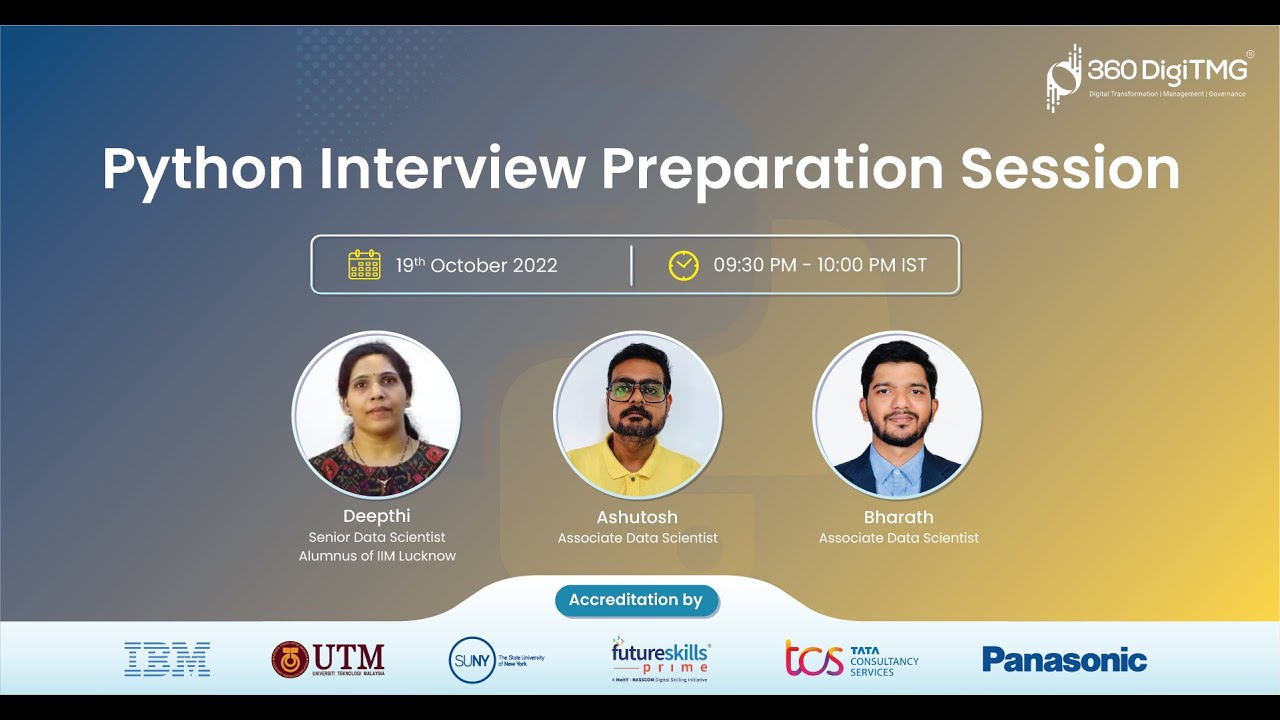 Python Interview Preparation Session Day 1 Youtube