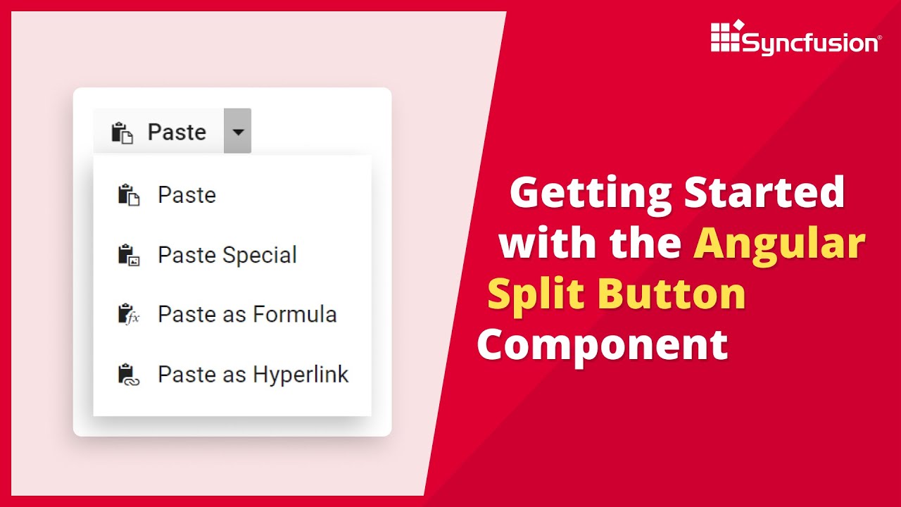 Getting Started With The Angular Split Button Component Youtube