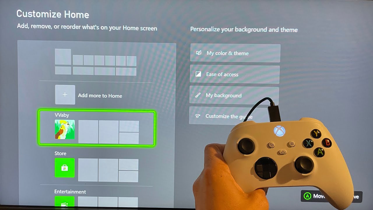 Xbox Series X S How To Customize Reorder Home Screen Tutorial For