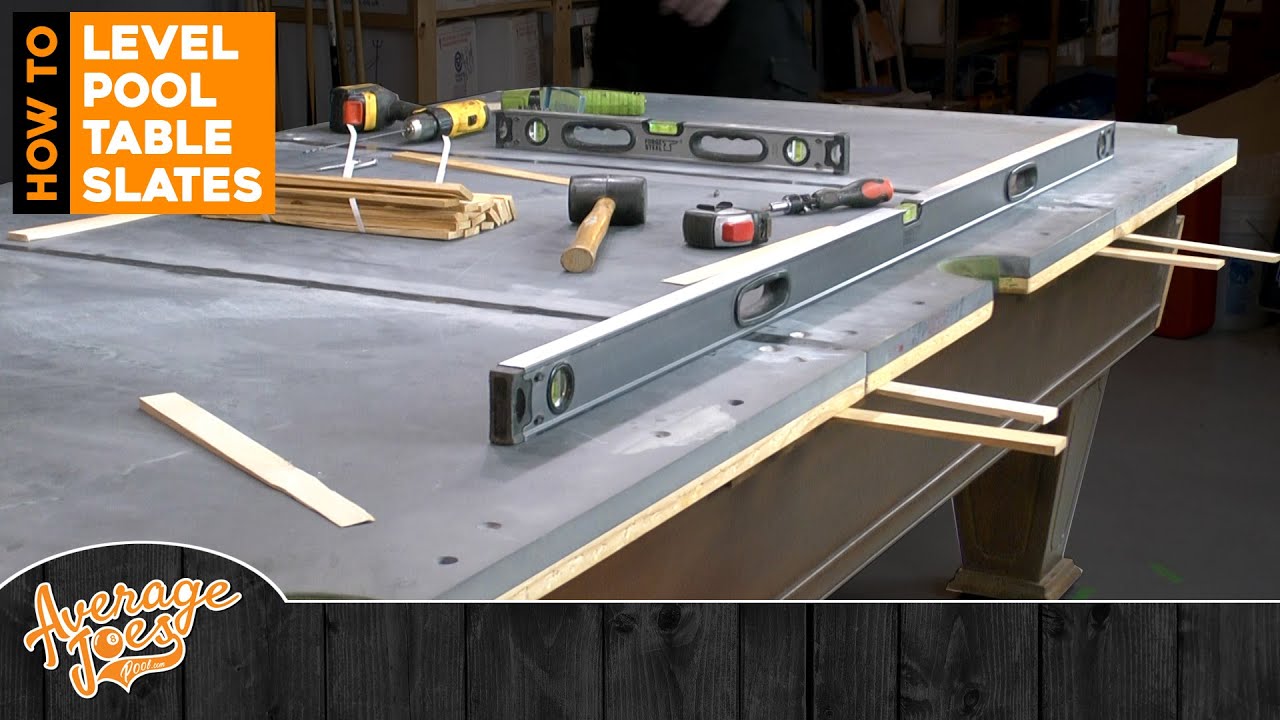 Pool Table Assembly How To Level Pool Table Slates Youtube