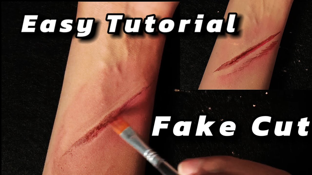 How To Make A Fake Cut Easy Tutorial For Beginners Trending Makeup