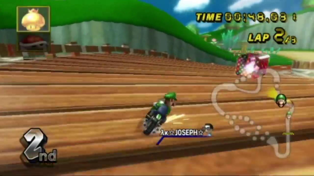 Mario Kart Wii Josephthemkwracer S Mach Bike Challenge Part 1 Of 2