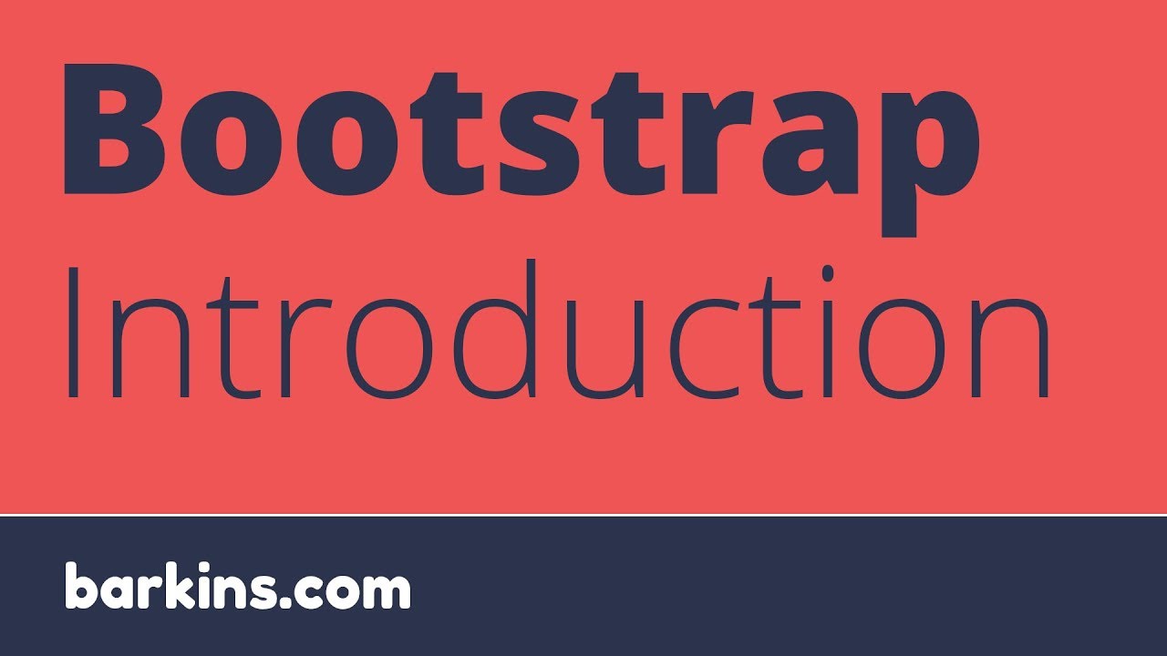 Bootstrap Introduction Youtube