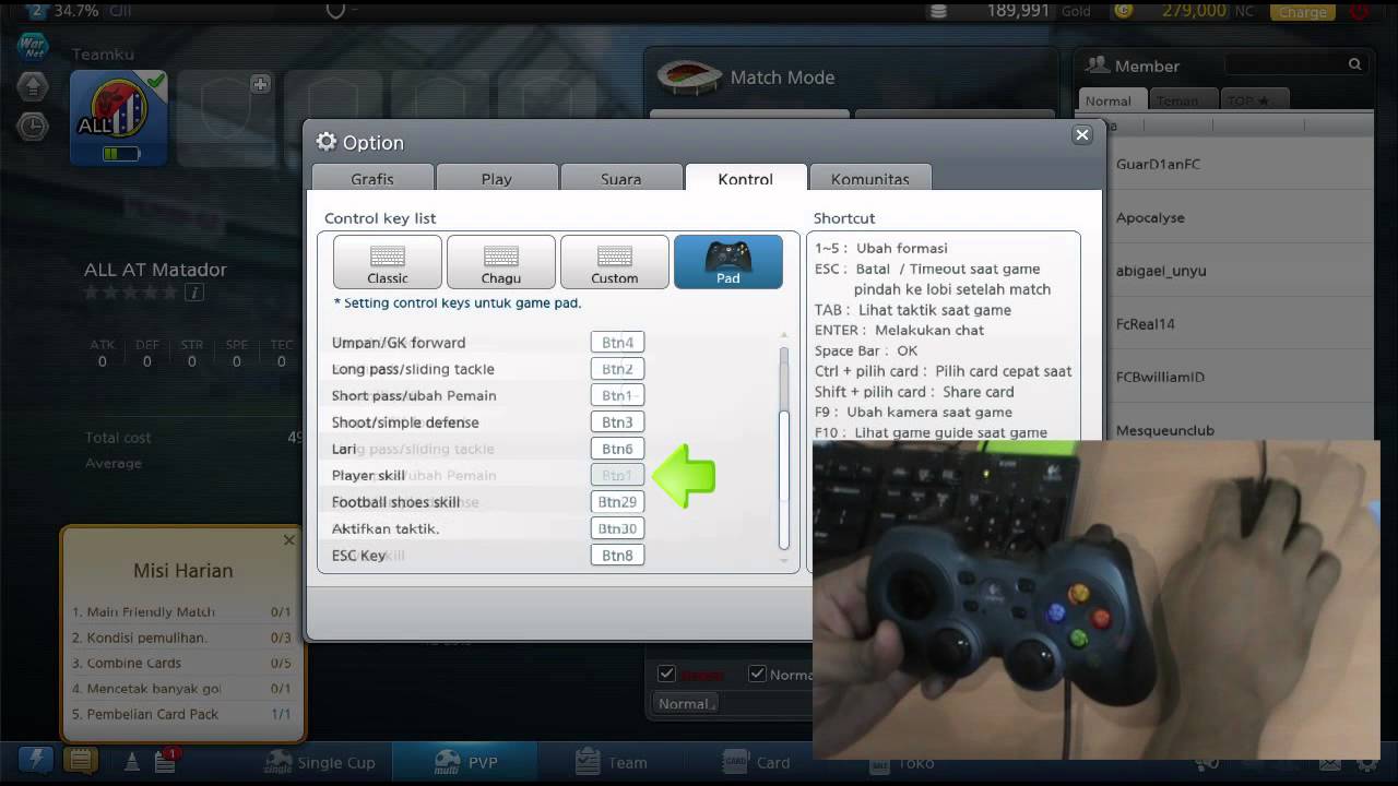 Tutorial Setting Gamepad Youtube
