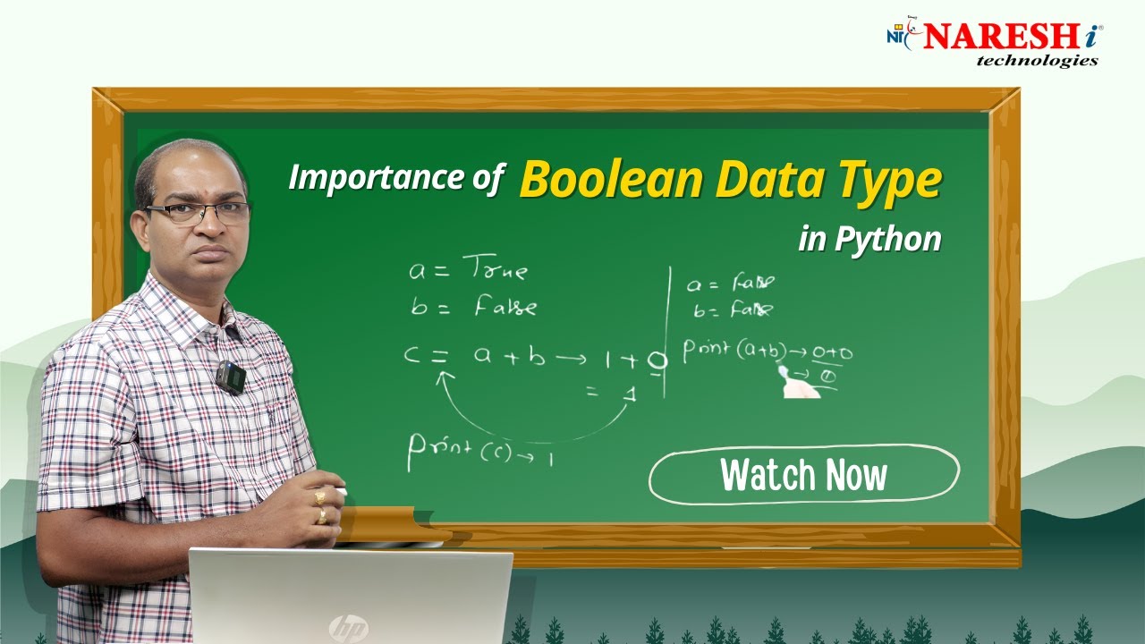 Boolean Data Type In Python Nareshit Youtube