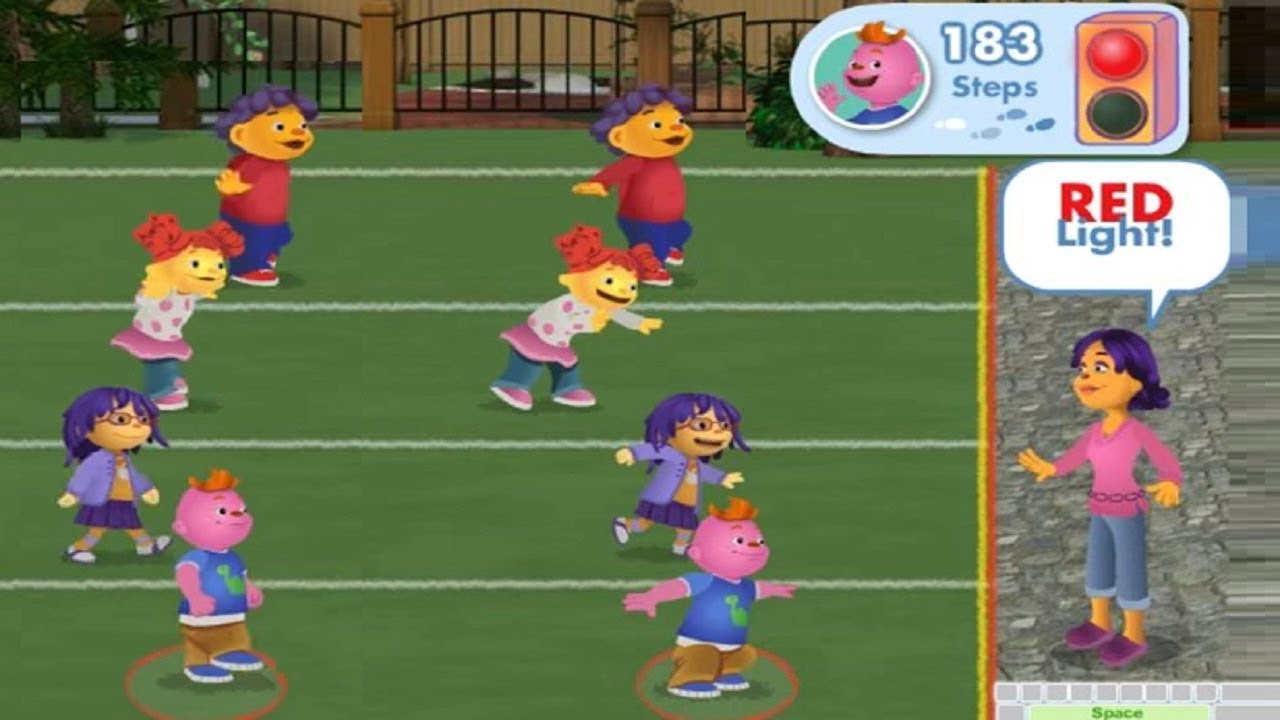 Red Light Green Light Sid The Science Kid Game Youtube