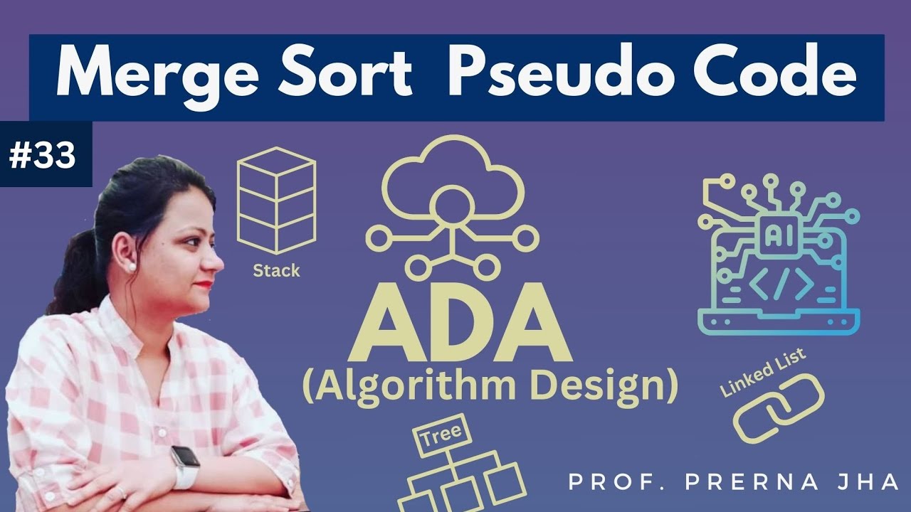 Merge Sort Pseudo Code Youtube