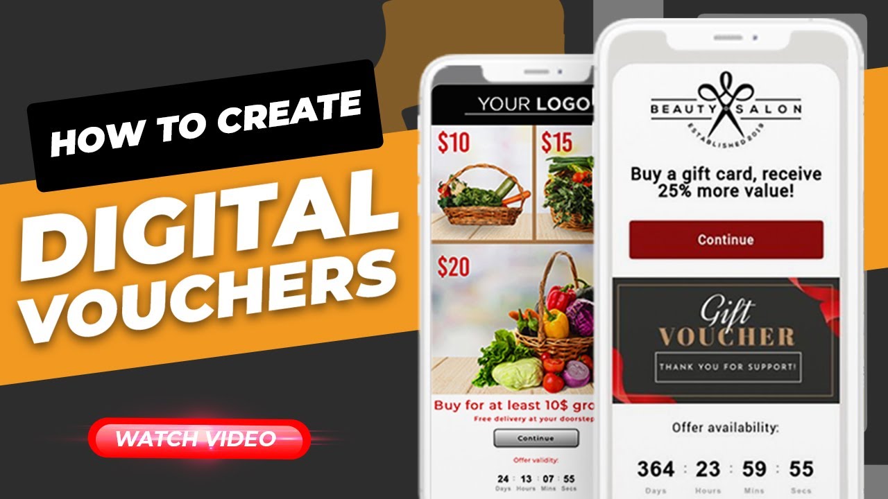 How To Create A Digital Voucher With Coupontools Youtube