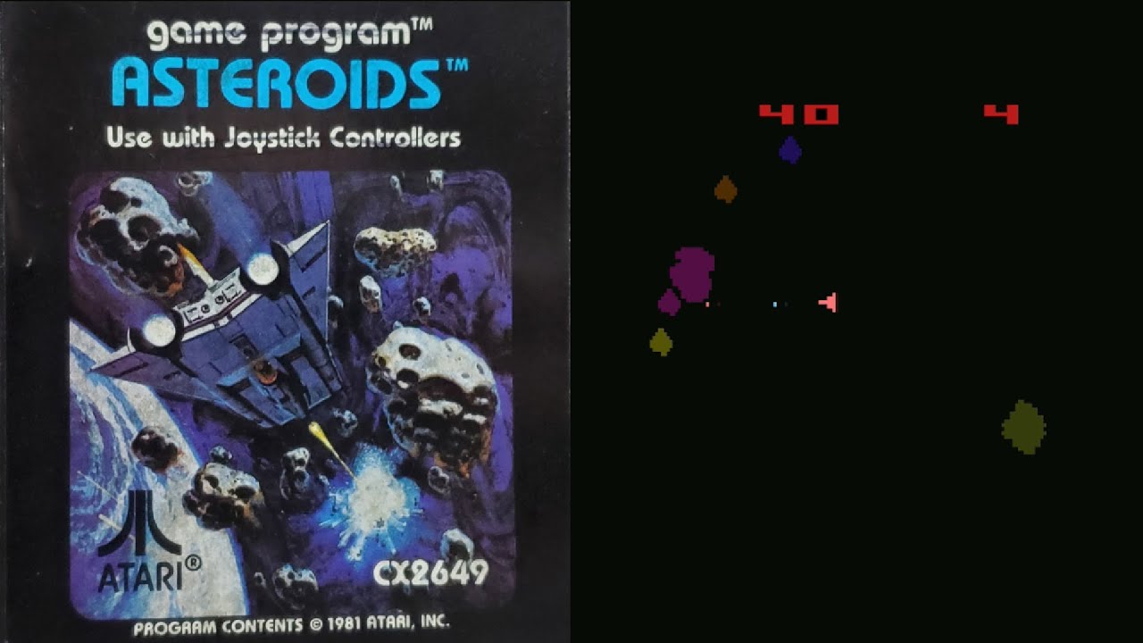 Atari 2600 Asteroids Youtube