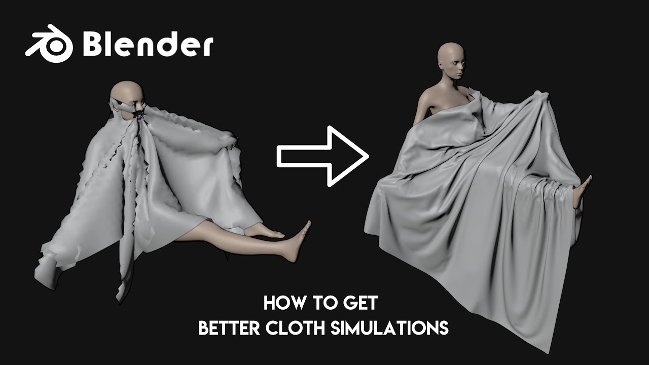 How To Get Better Cloth Simulations In Blender Youtube