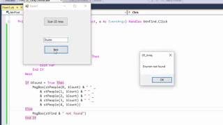 Two Dimensional Array In Visual Basic Vb Net Array Variables Automate