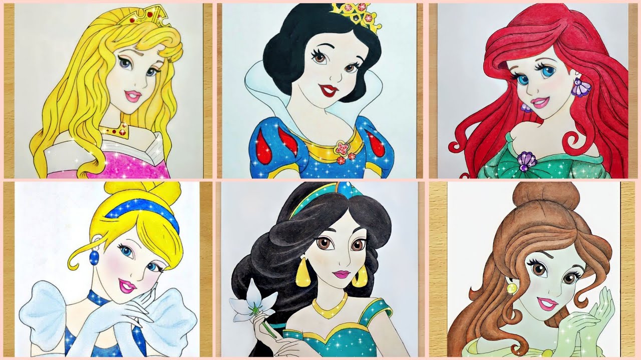 Cartoon Drawing Disney Princess Infoupdate Org
