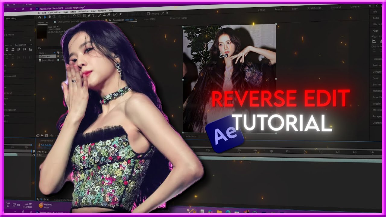 Reverse Edit Tutorial Zooms After Effects Youtube