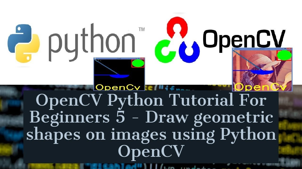 How To Draw In Opencv Python