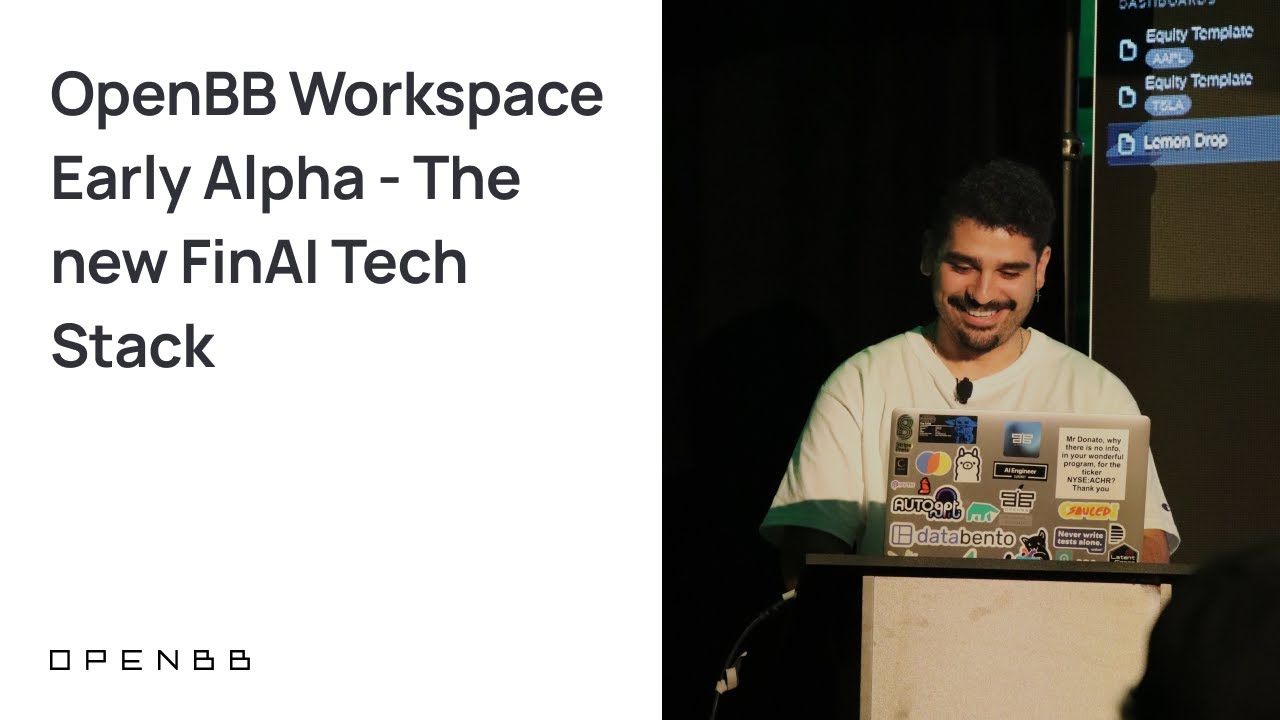 Openbb Workspace Early Alpha The New Finai Tech Stack Youtube
