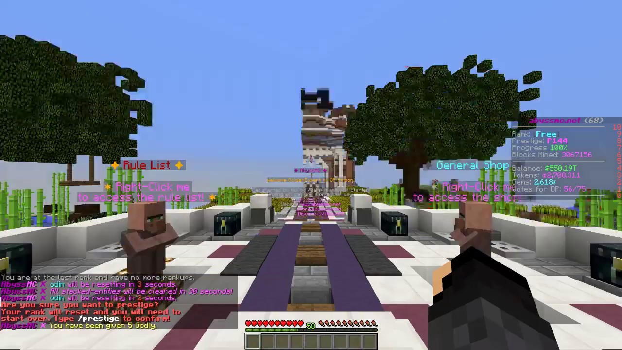 Minecraft Op Prisons Abyssmc Season 2 14 Alot Has Changed Youtube