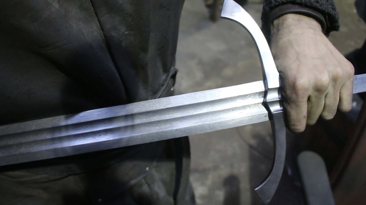 Forging A Pattern Welded Witcher 3 Wolf Sword The Complete Movie