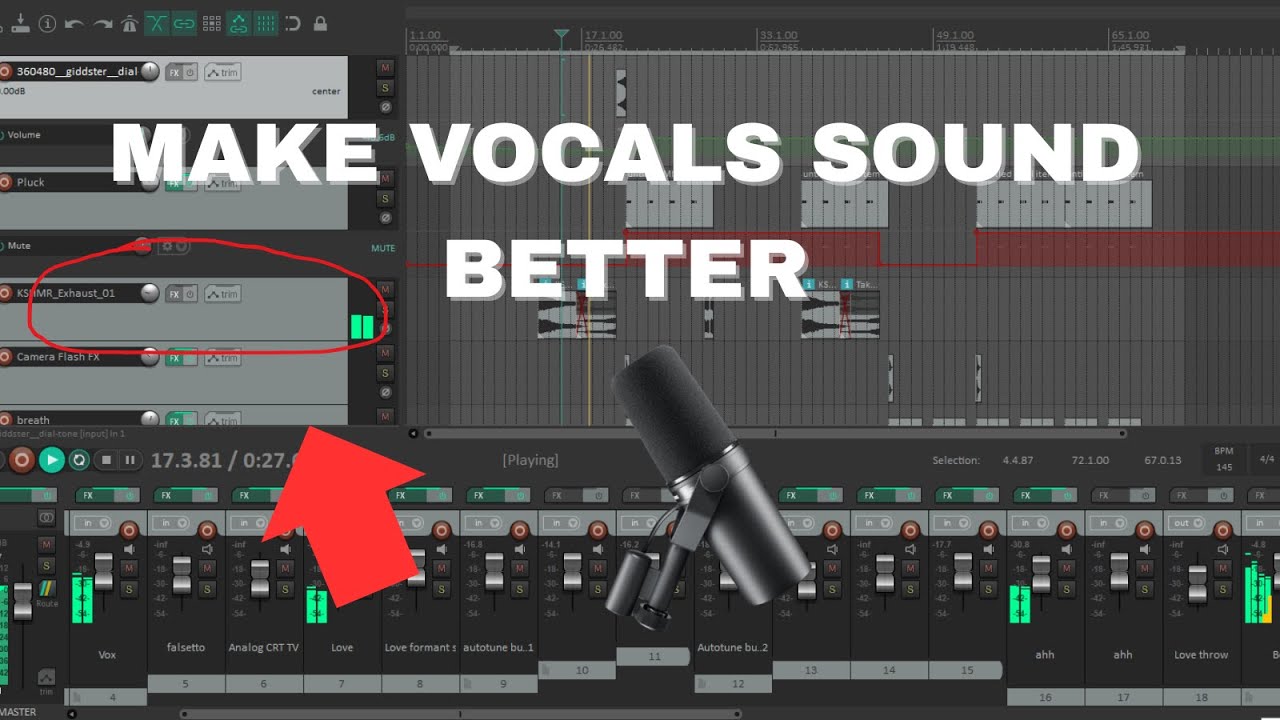 How To Create A Reverb Send In Reaper Easy Beginner Tutorial Youtube