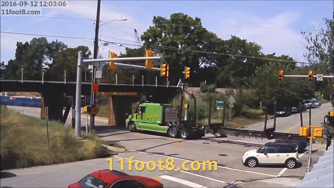 The Definitive 11foot8 Bridge Crash Compilation Youtube