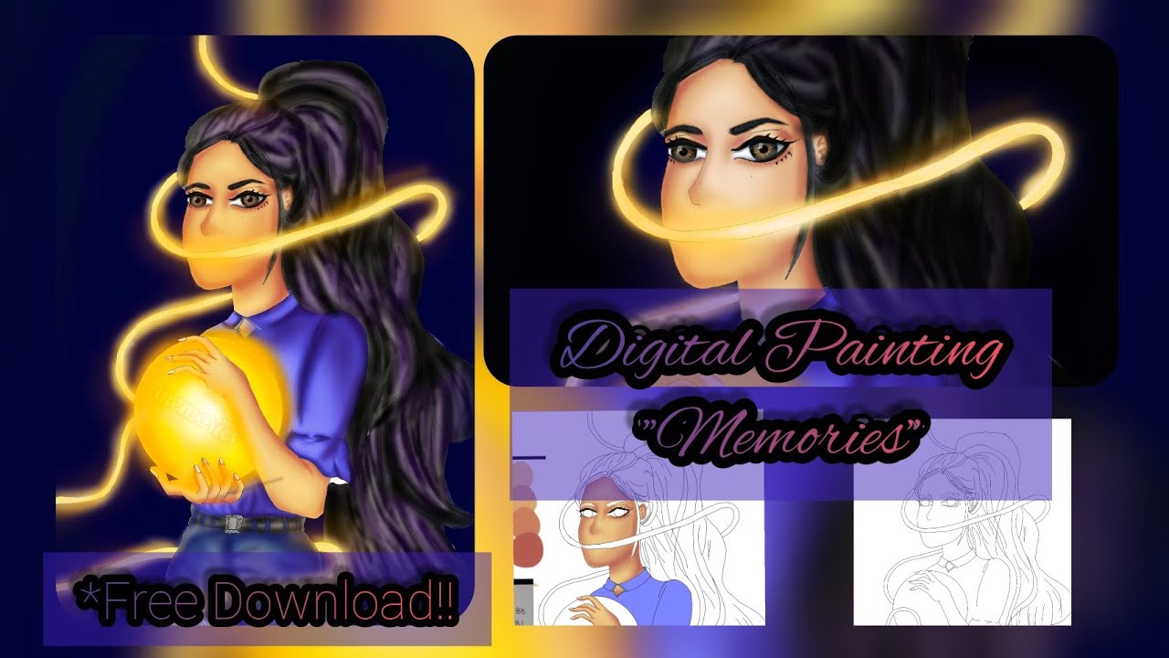 Digital Painting Ibispaint Youtube