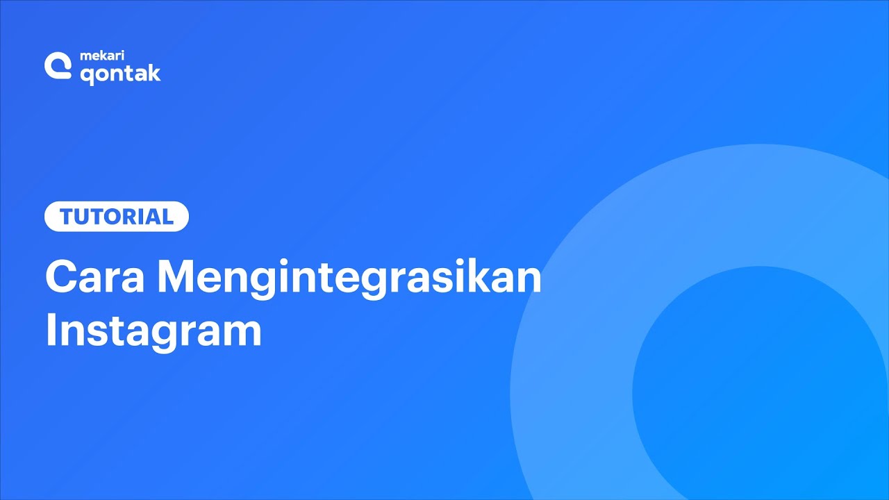 Tutorial Integration Cara Mengintegrasikan Instagram Youtube