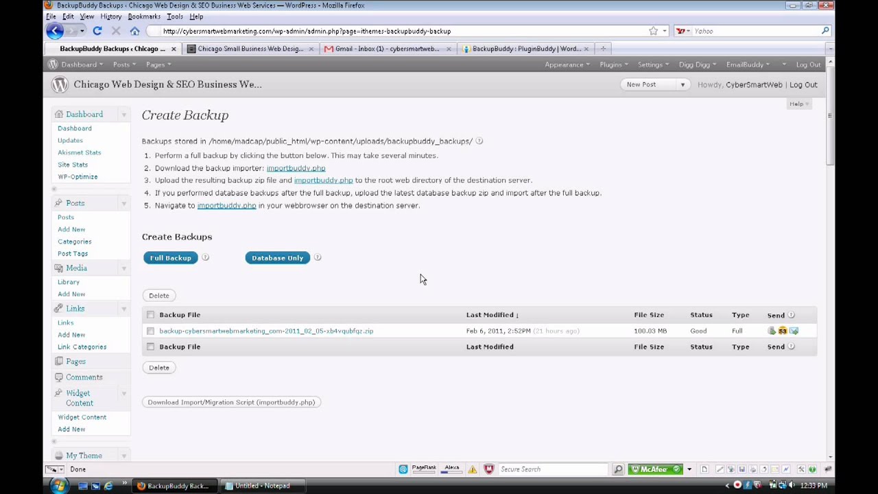 Backupbuddy The All In One Wordpress Backup Solution Youtube