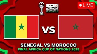 Live Senegal Vs Morocco Africa Cup Of Nations Afcon 2025 Full Match ...