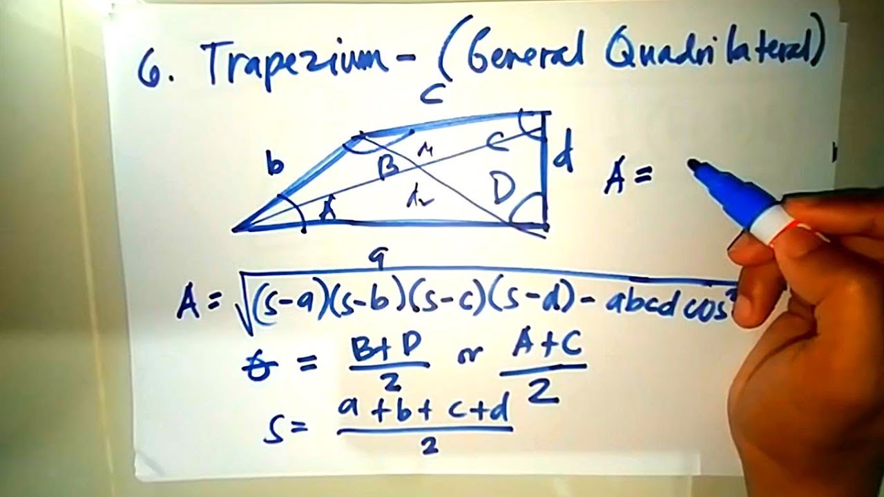 Plane Geometry Formulas Part 2 2 Youtube