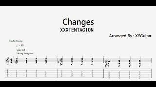 Xxxtentacion Changes Guitar Tab Chords Chordu