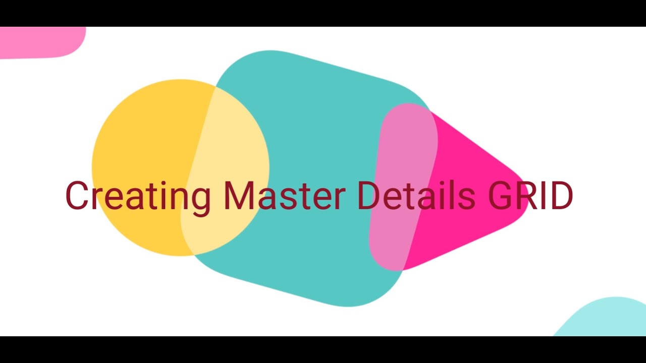Interactive Grid Master Details Youtube