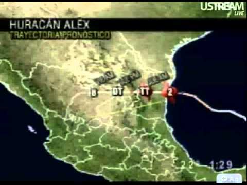 Huracán Alex En Nuevo León Pronóstico 31 Junio 2010 Tvnl Youtube