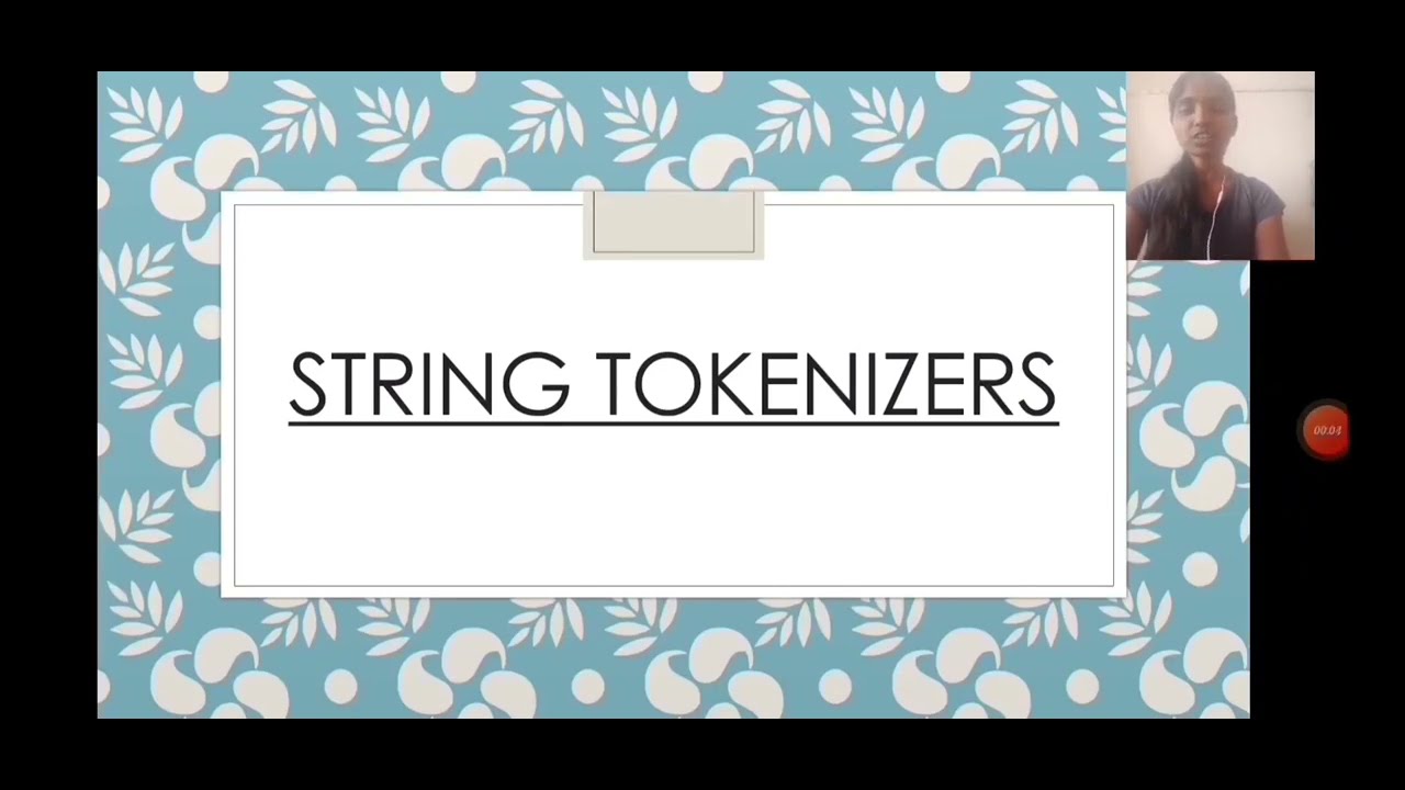 String Tokenizer Youtube
