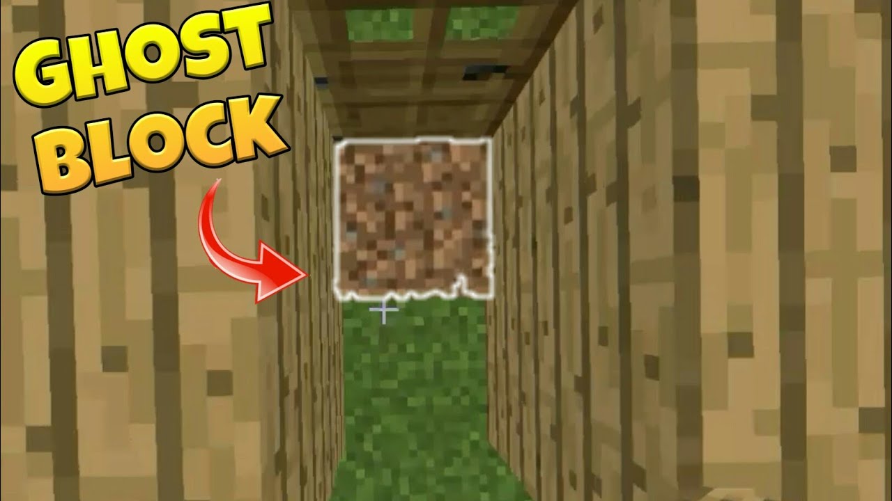 Cara Membuat Ghost Block Minecraft Pe Youtube