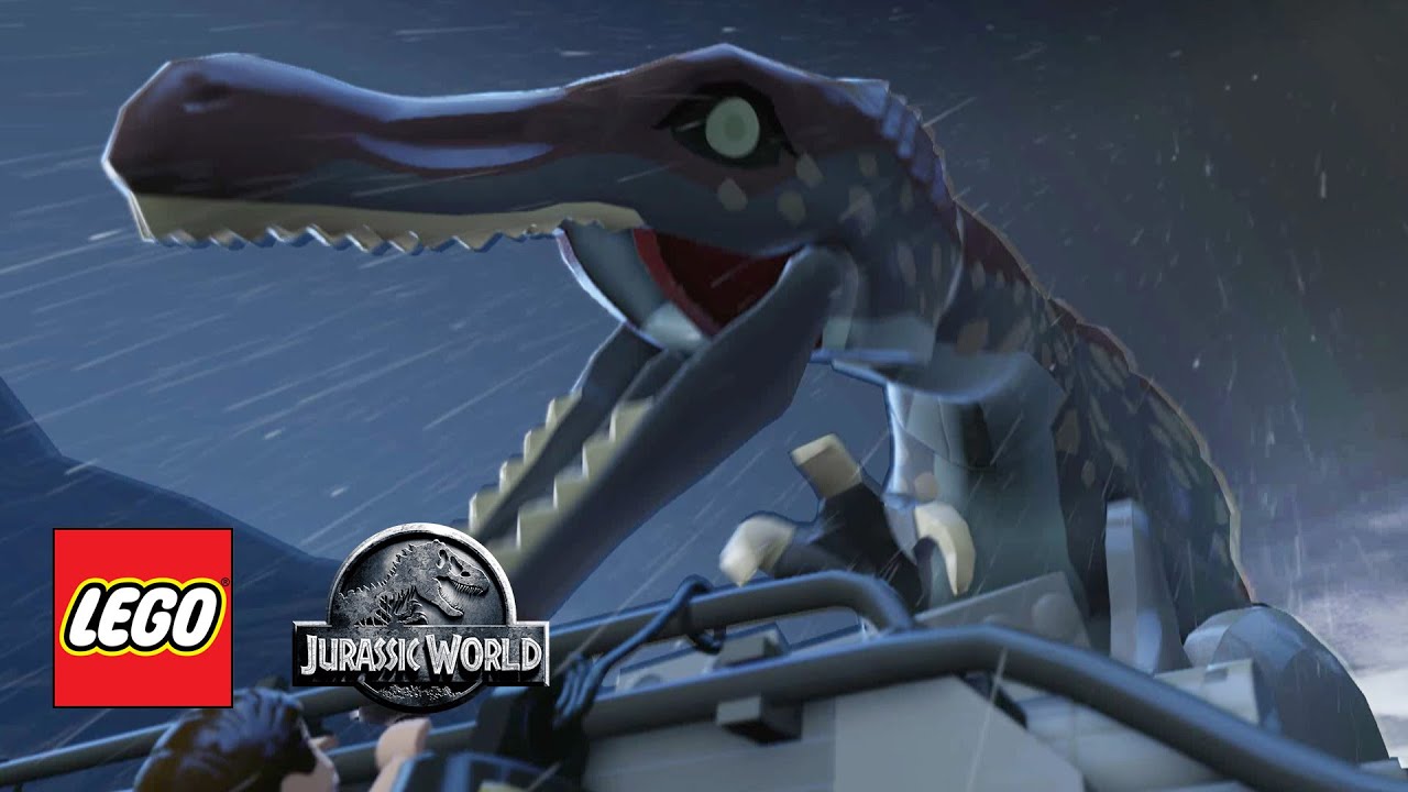 Lego Jurassic World Spinosaurus Battle Youtube