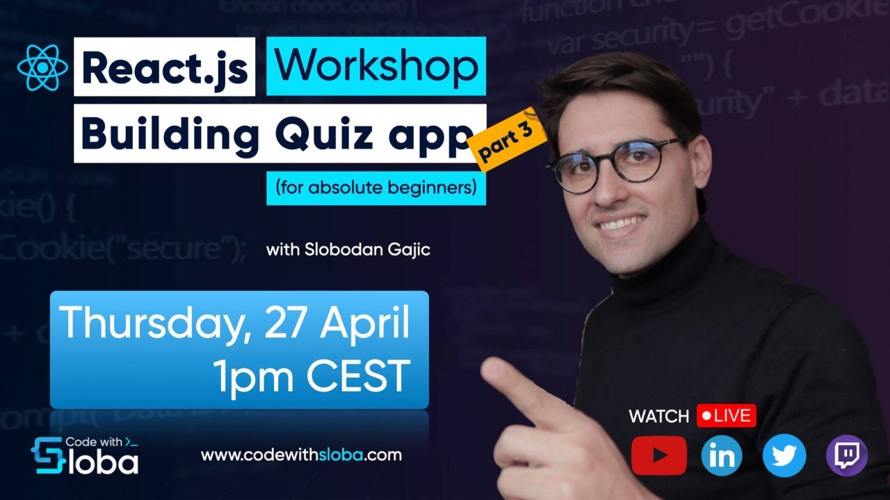 React Js Workshop Building Quiz App Part 3 Youtube