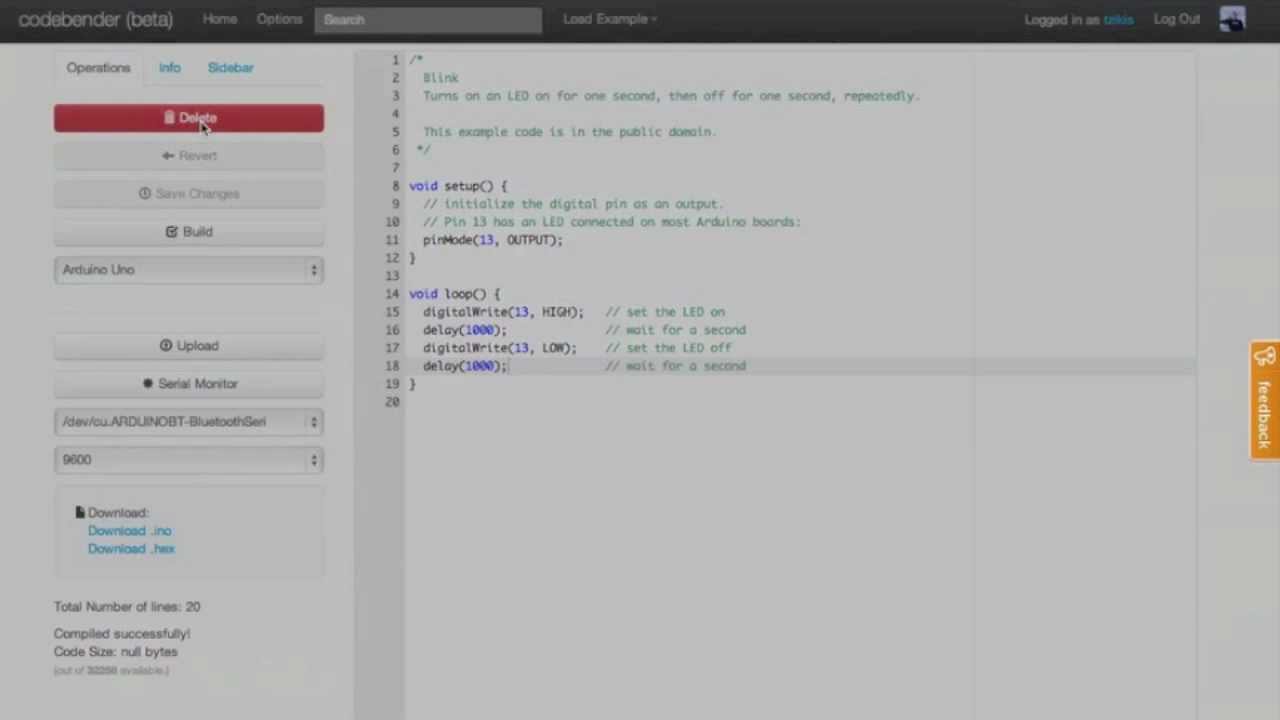 Codebender Guide Youtube