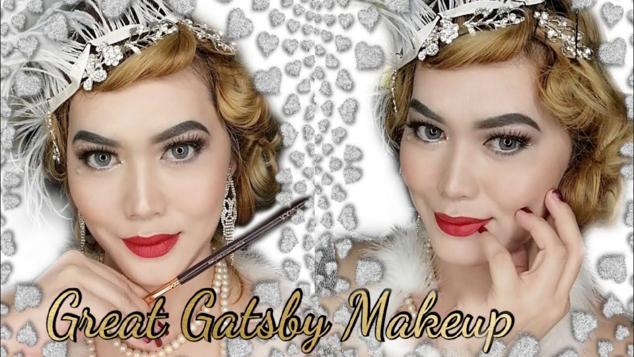 Great Gatsby Makeup Tutorial Youtube