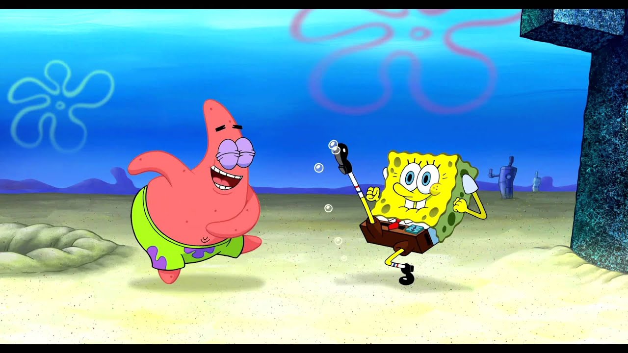 Spongebob 3d Spons Op Het Droge The Positivity Song Youtube