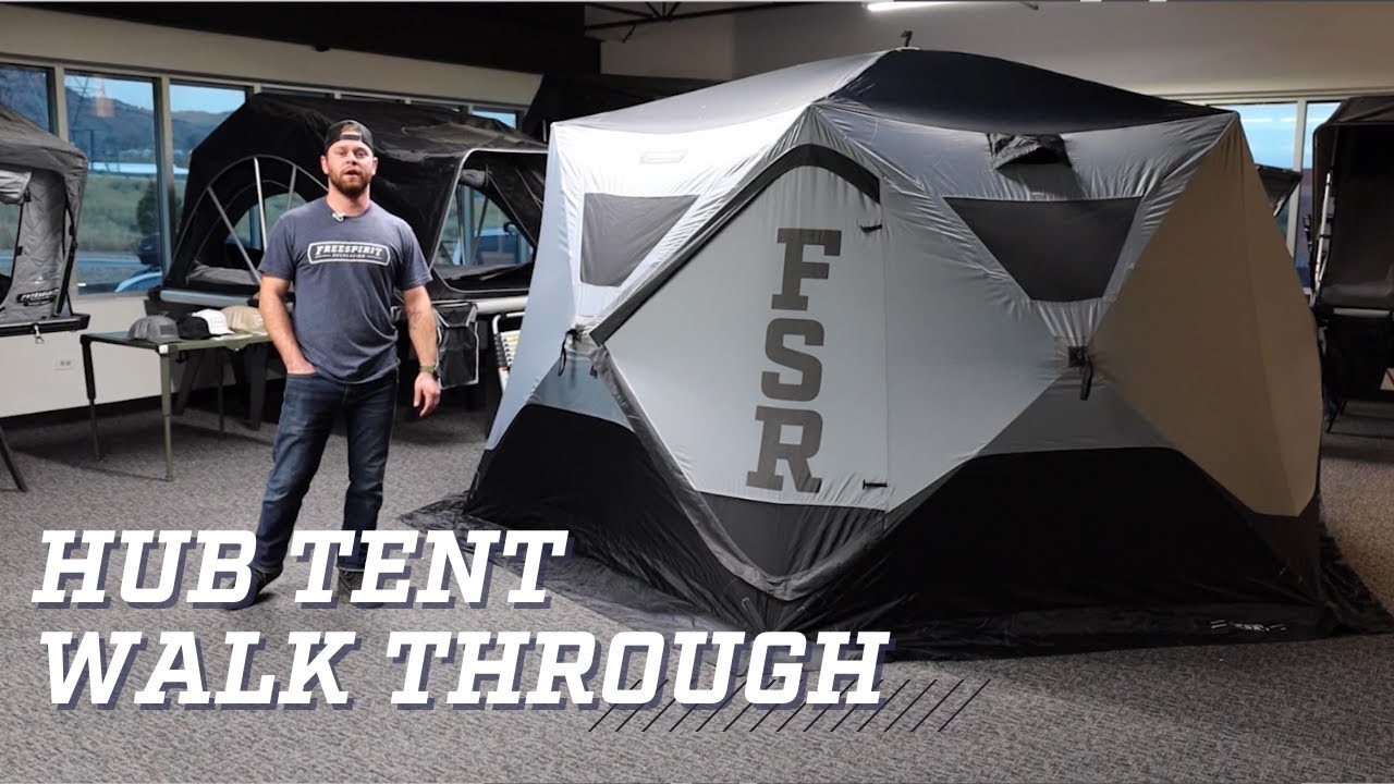 Hub Tent Walk Through 6 Side 4 Sided Youtube