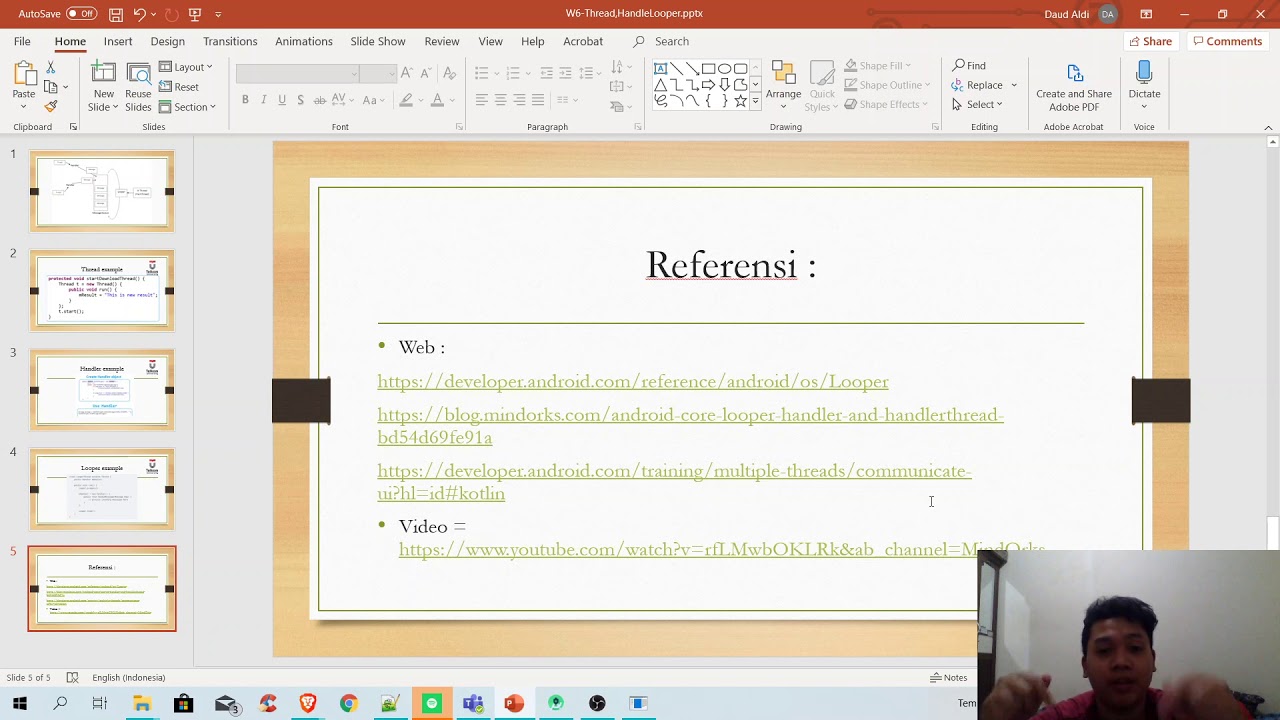 Thread Handler Looper Tutorial Dasar Pemrograman Mobile Youtube