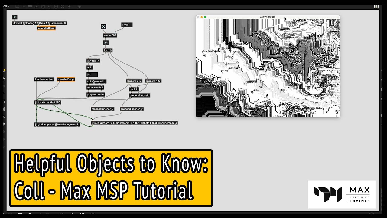 Coll Helpful Max Msp Objects To Know A Max Msp Tutorial Youtube