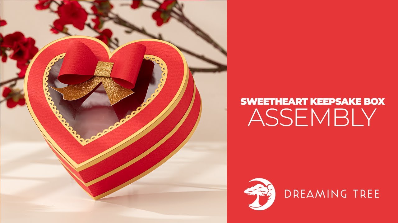 Svg File Sweetheart Keepsake Box Assembly Tutorial Youtube
