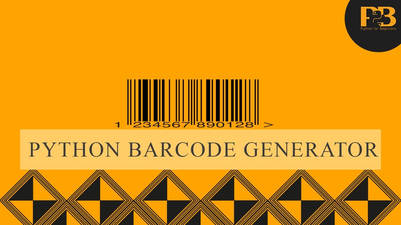 Generate Barcode Using Python Youtube