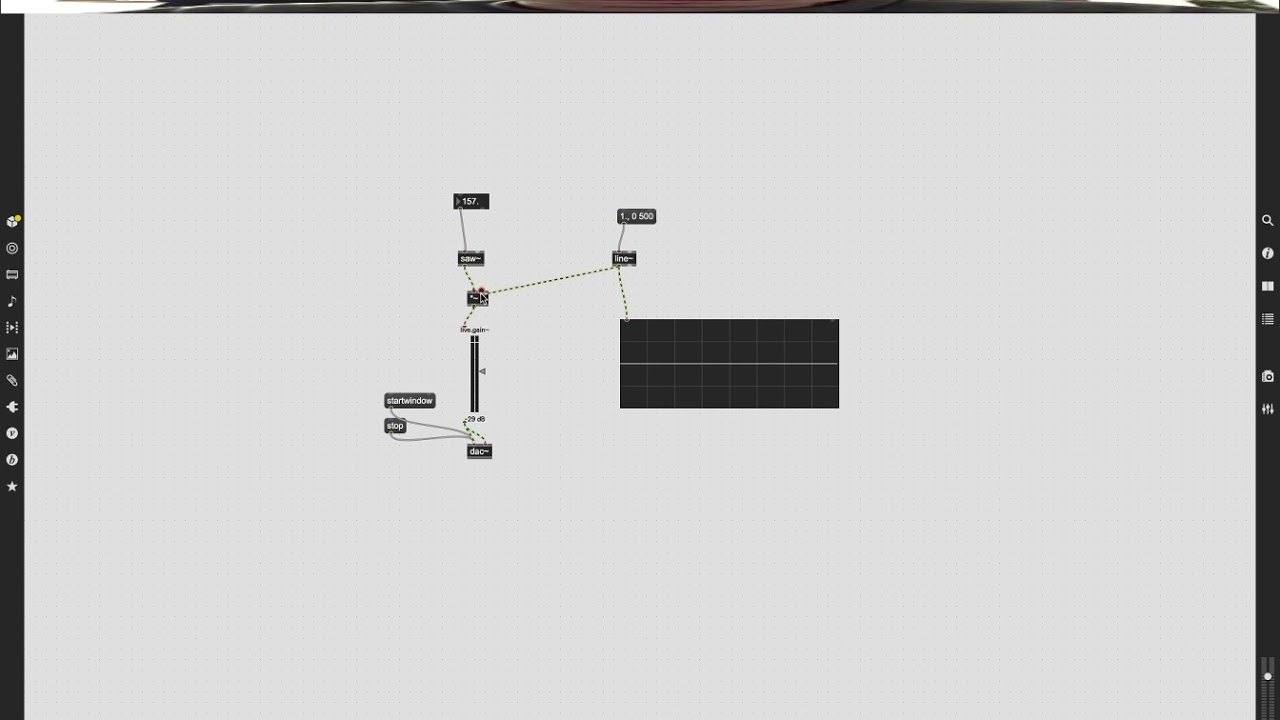 Max Msp Creating Envelope Generator Line And Curve Objects