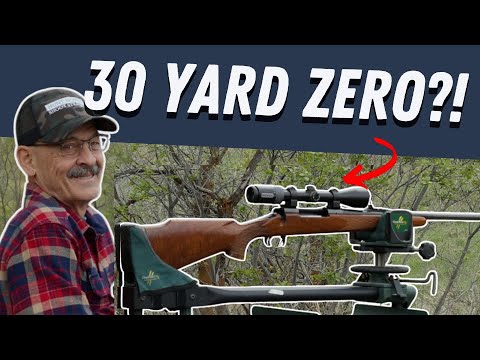 The Easiest Rifle Zero You Ll Ever Do 30 Yard Trick Youtube